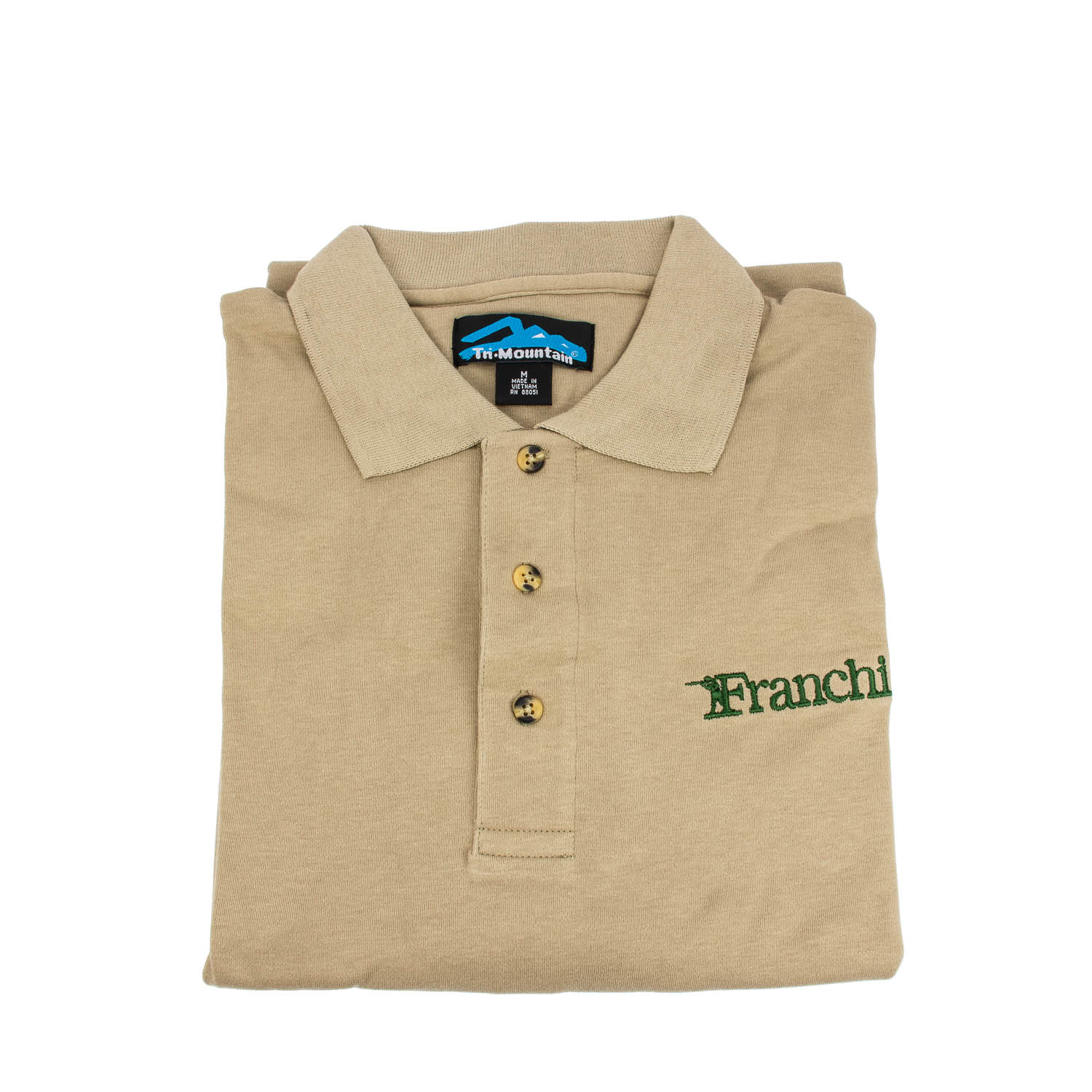 Franchi Sport Shirt, Khaki, Medium | ShopFranchi