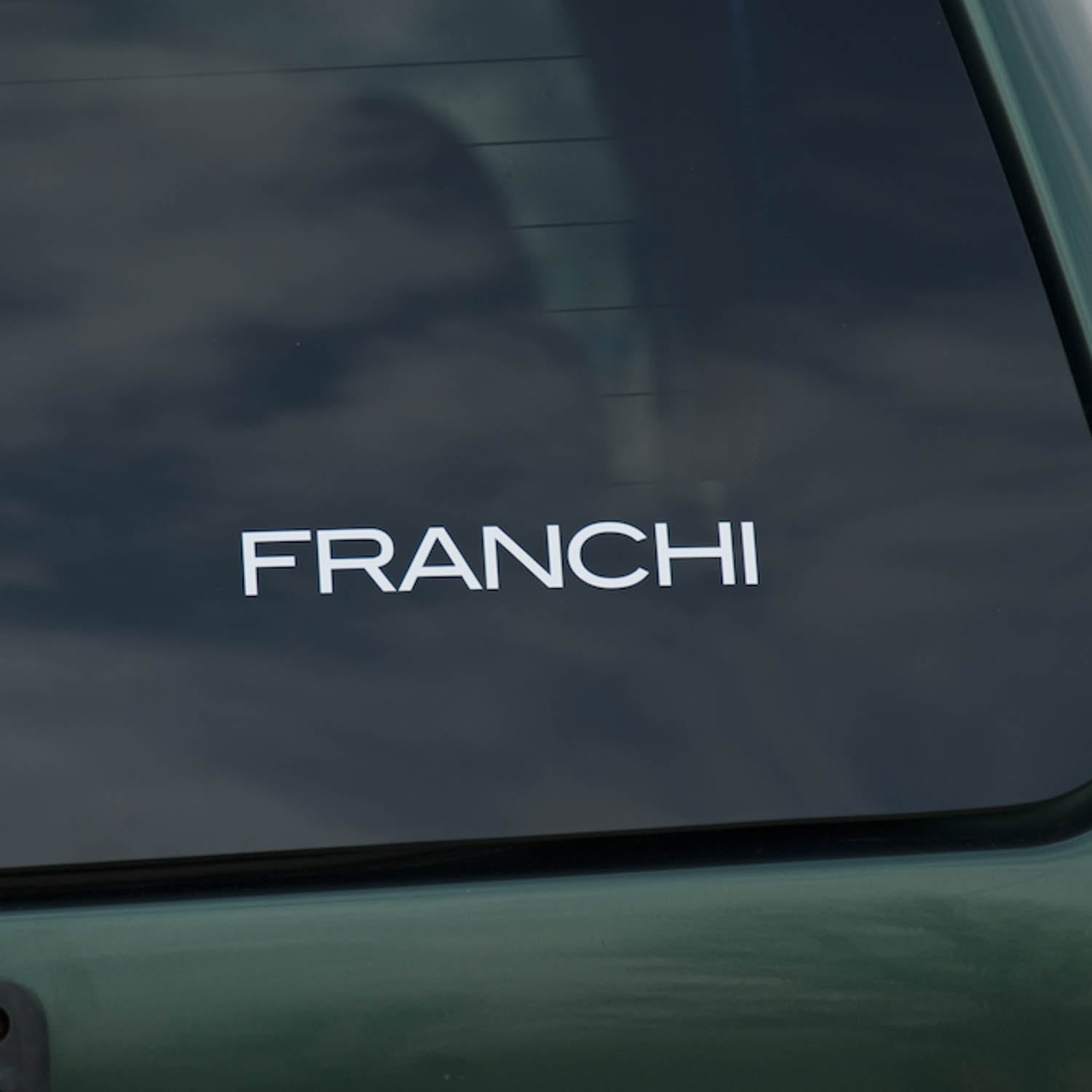 Franchi Logo Decal, White | ShopFranchi